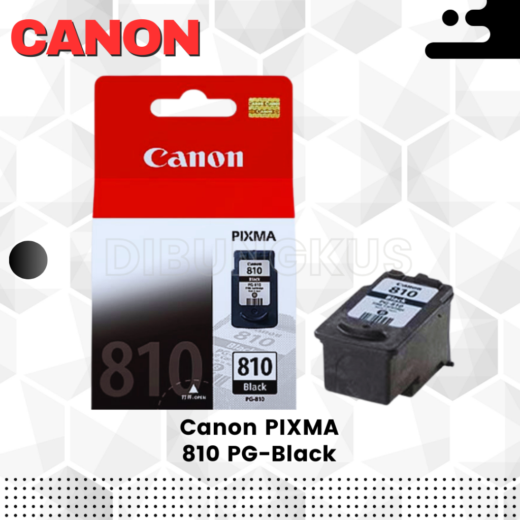 Jual Catridge Printer Canon PG-810 Black Hitam Original | Shopee Indonesia
