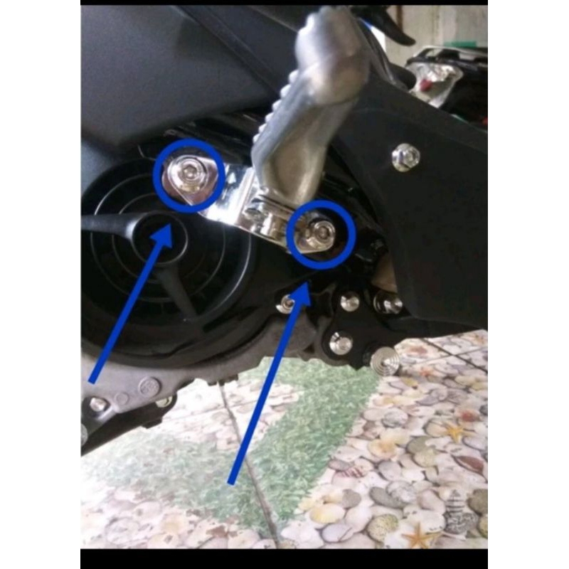 Jual Baut dudukan Step Yamaha Mio ( 1 biji ) | Shopee Indonesia