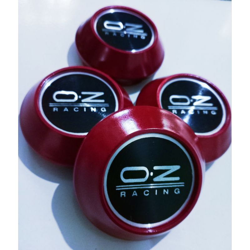 Jual Dop center velg logo OZ Racing. Model variasi kerucut merah ...