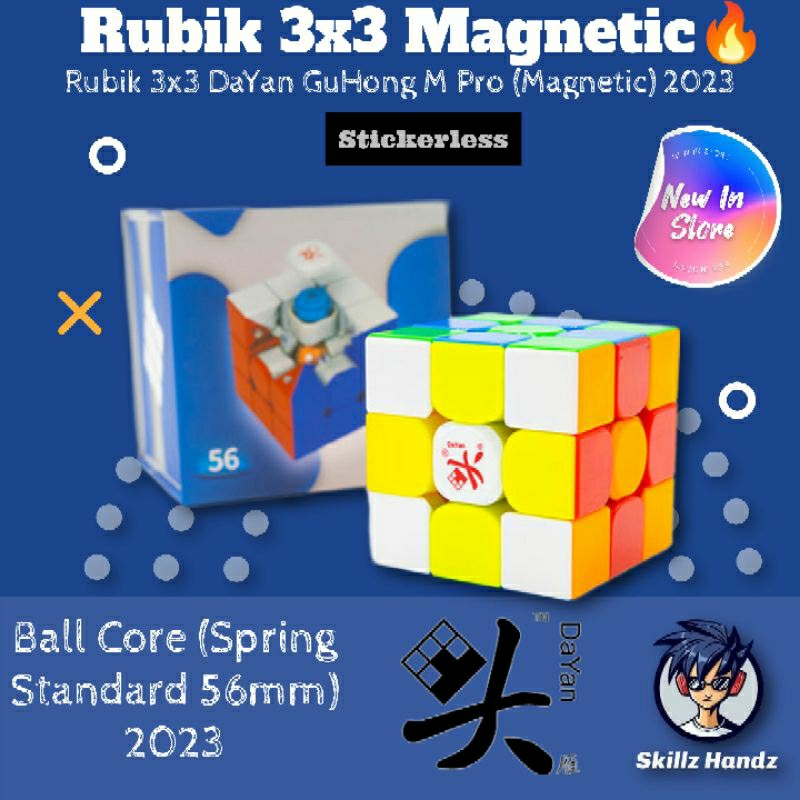 Jual Rubik 3x3 DaYan GuHong Pro M Standard Version (Stickerless) 56mm ...