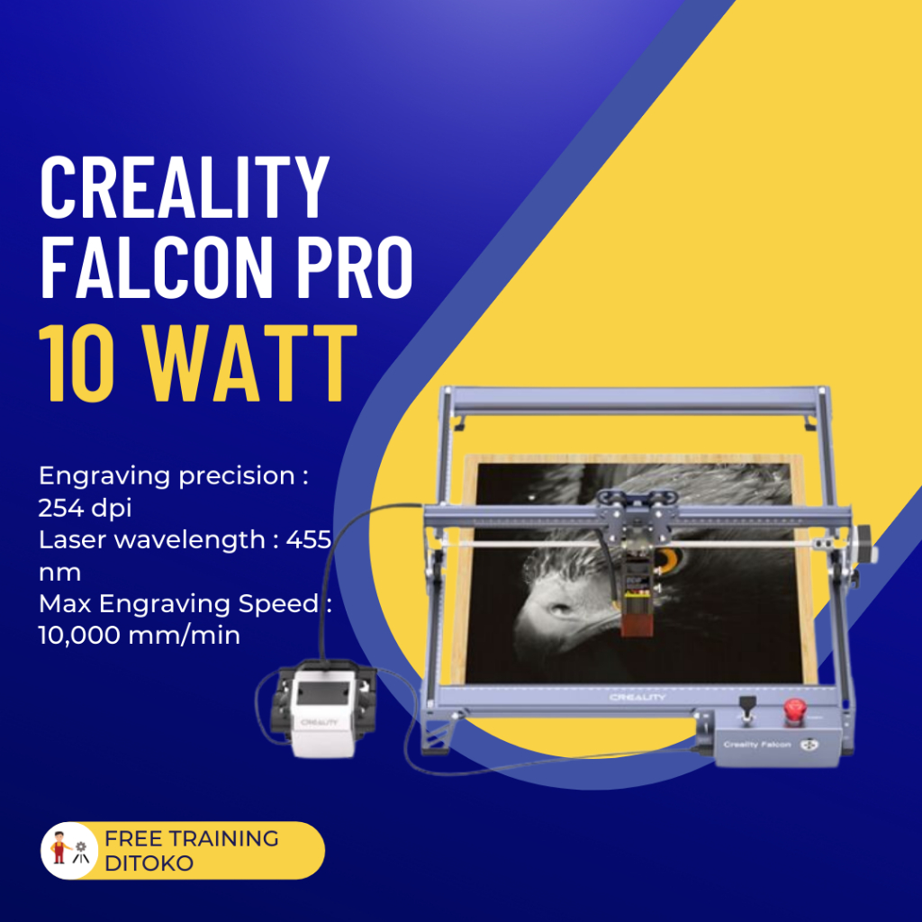 Jual Creality Falcon Pro Laser Cutting Engraving Machine 10W Easy Setup ...