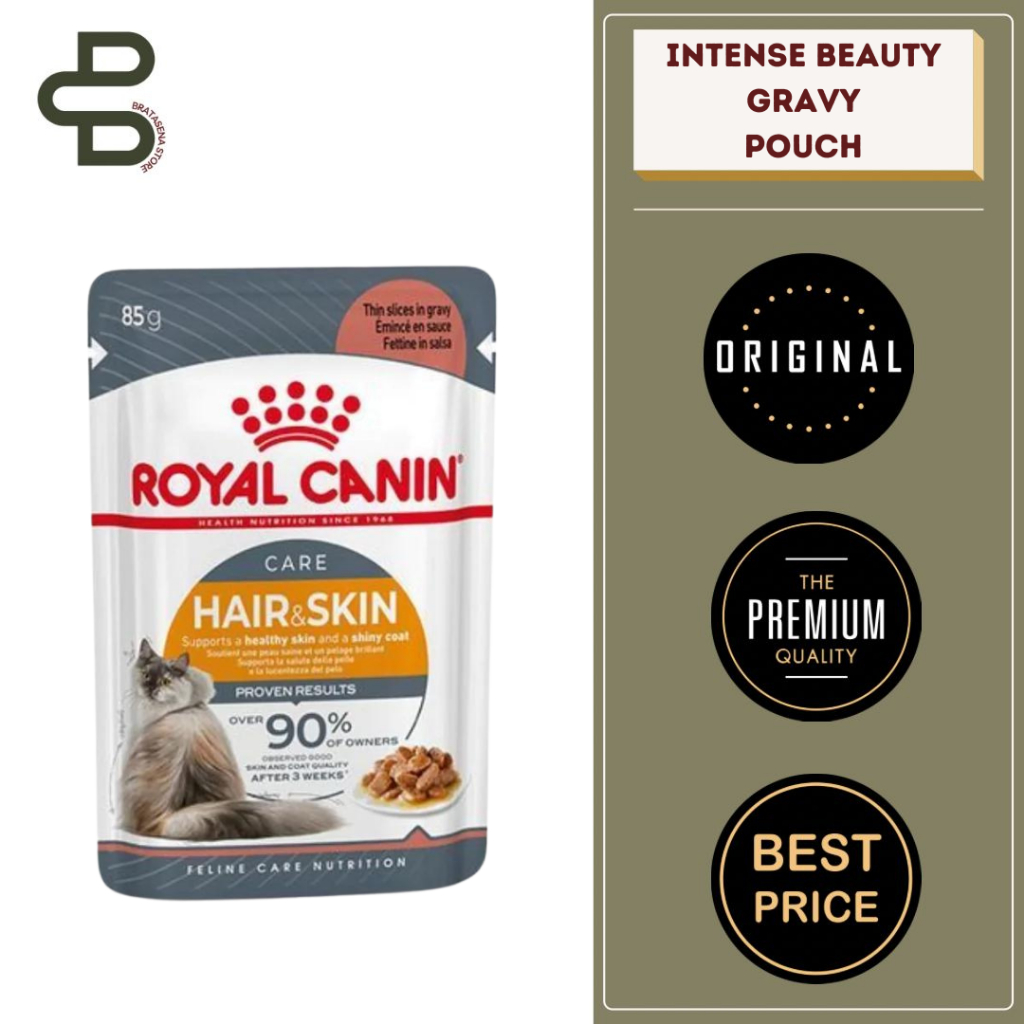 Jual ROYAL CANIN INTENSE BEAUTY / HAIR & SKIN 85GR (GRAVY) (SACHET ...