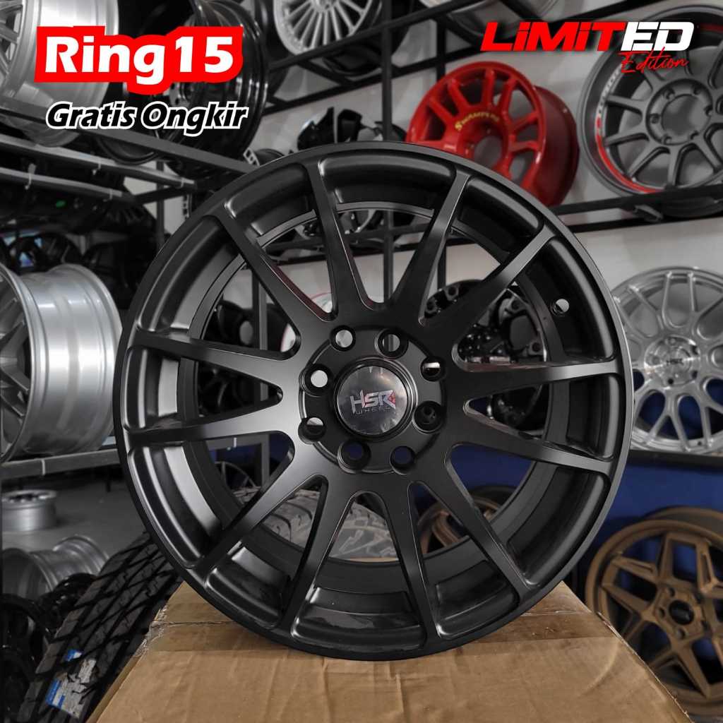 Jual Velg mobil ring 15 HSR PASIFIC velg mobil racing r15 Agya,ayla,ignis,brio,calya,sigra,jazz ...
