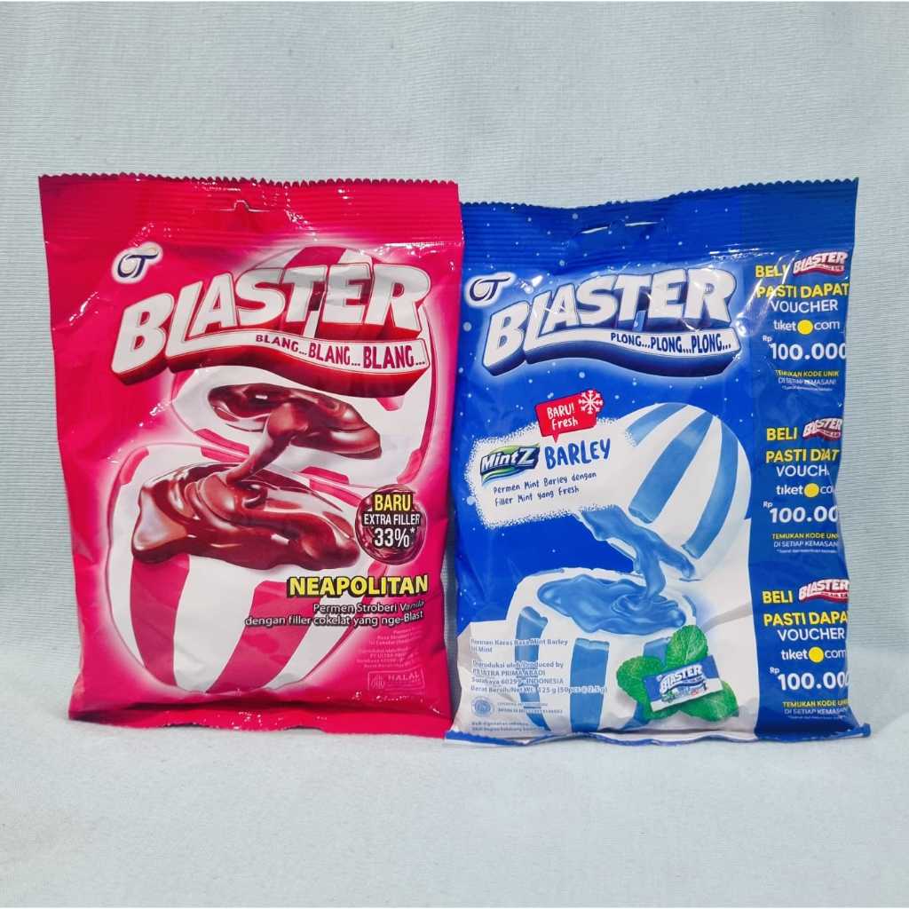 Jual Permen Blaster Neapolitan / MintZ Barley (125 gr) | Shopee Indonesia