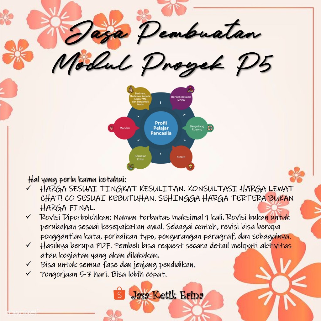 Jual Pembuatan Modul Proyek P5 | Shopee Indonesia
