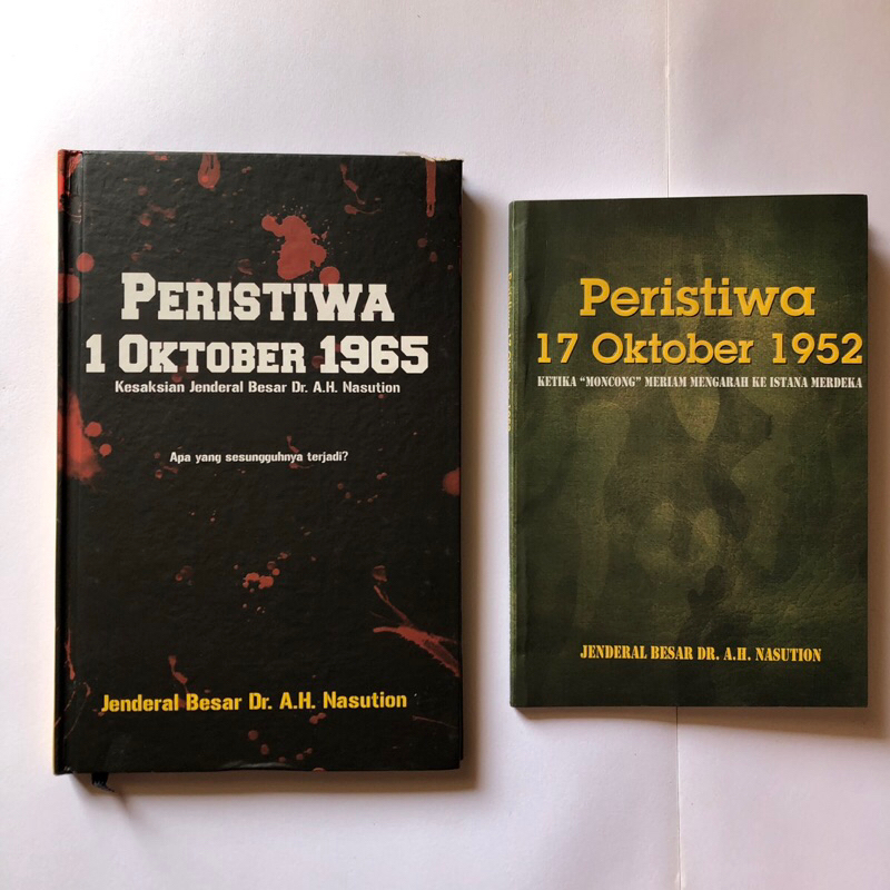 Jual PAKET BUKU JENDERAL A.H NASUTION - PERISTIWA 17 OKTOBER 1952 ...