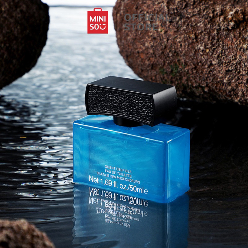 Jual MINISO parfum cowok silent Deep sea 50ml eau de toilette | Shopee ...