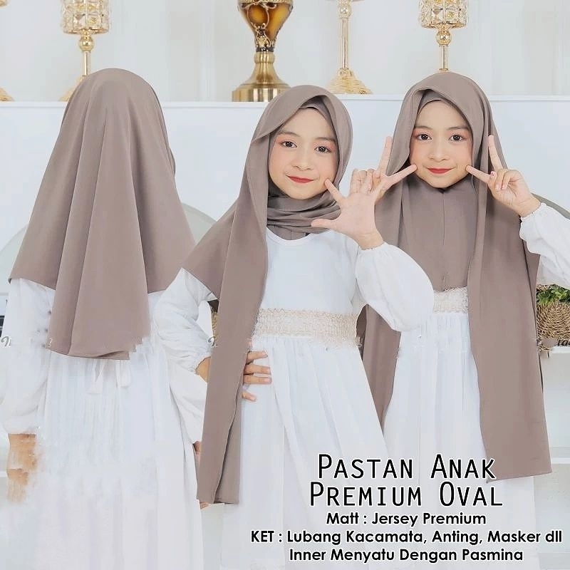 Jual Pashmina Instan Inner Oval 2in1 ORI Aura Hijab • Pastan Iner Ninja ...