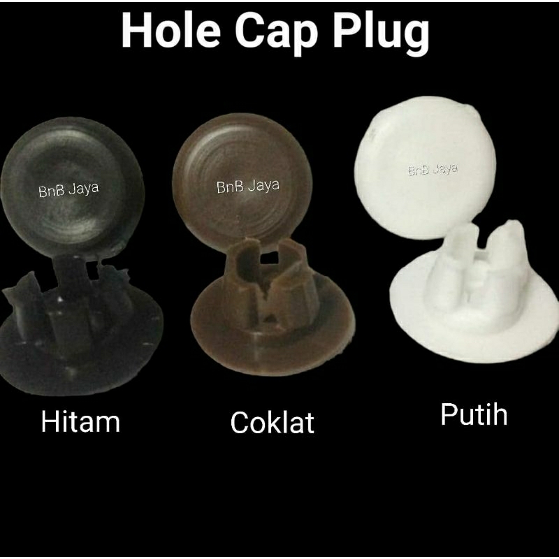 Jual Hole Cap Plug Tutup Sekrup Plastik Lubang Pintu Kusen Almunium ...