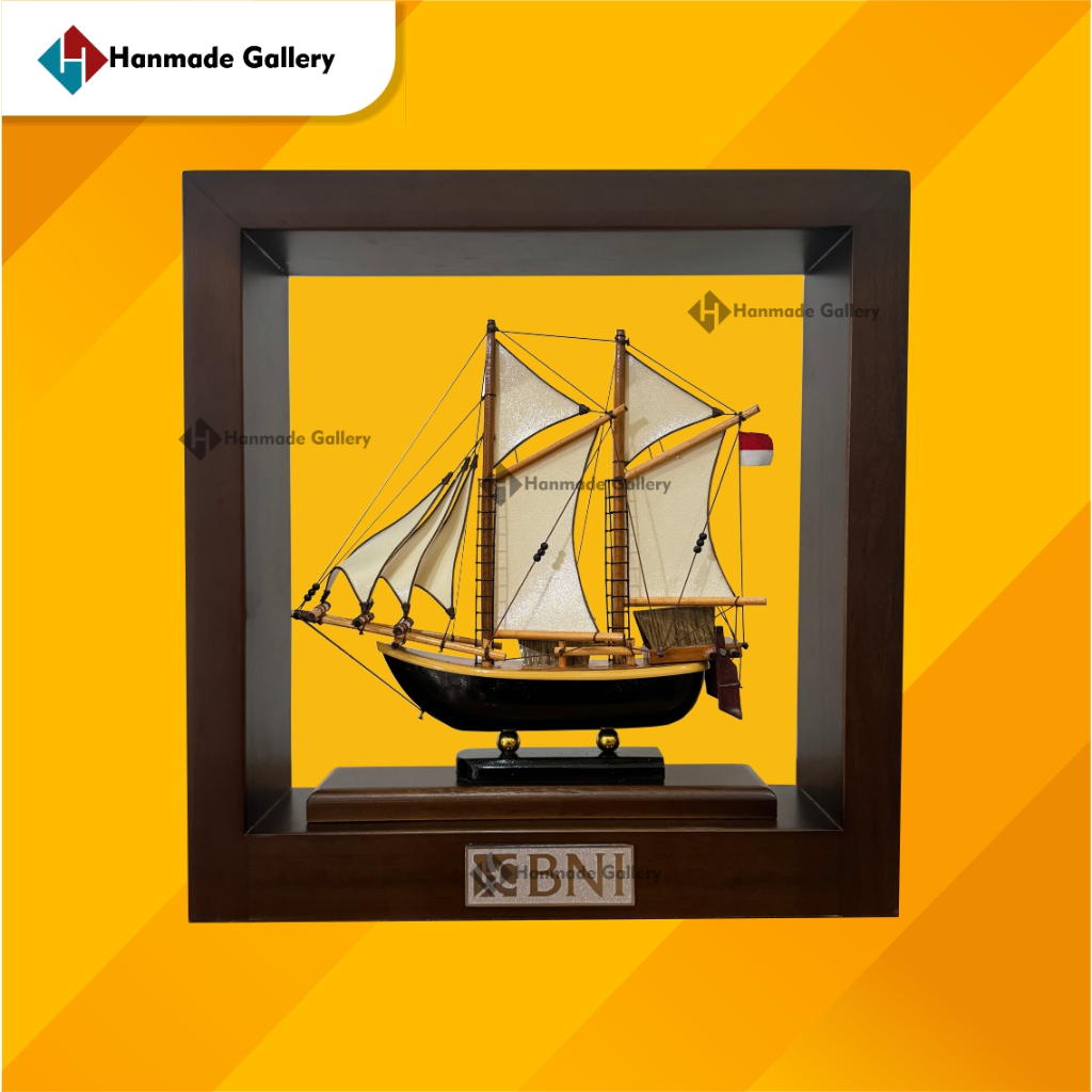 Jual PLAKAT SOUVENIR KAYU FRAME KAPAL BNI | Shopee Indonesia
