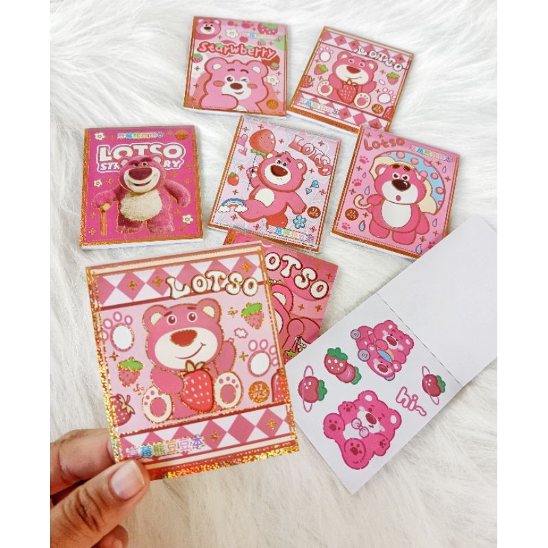 Jual Buku stiker Kartun Lotso Bear | Shopee Indonesia