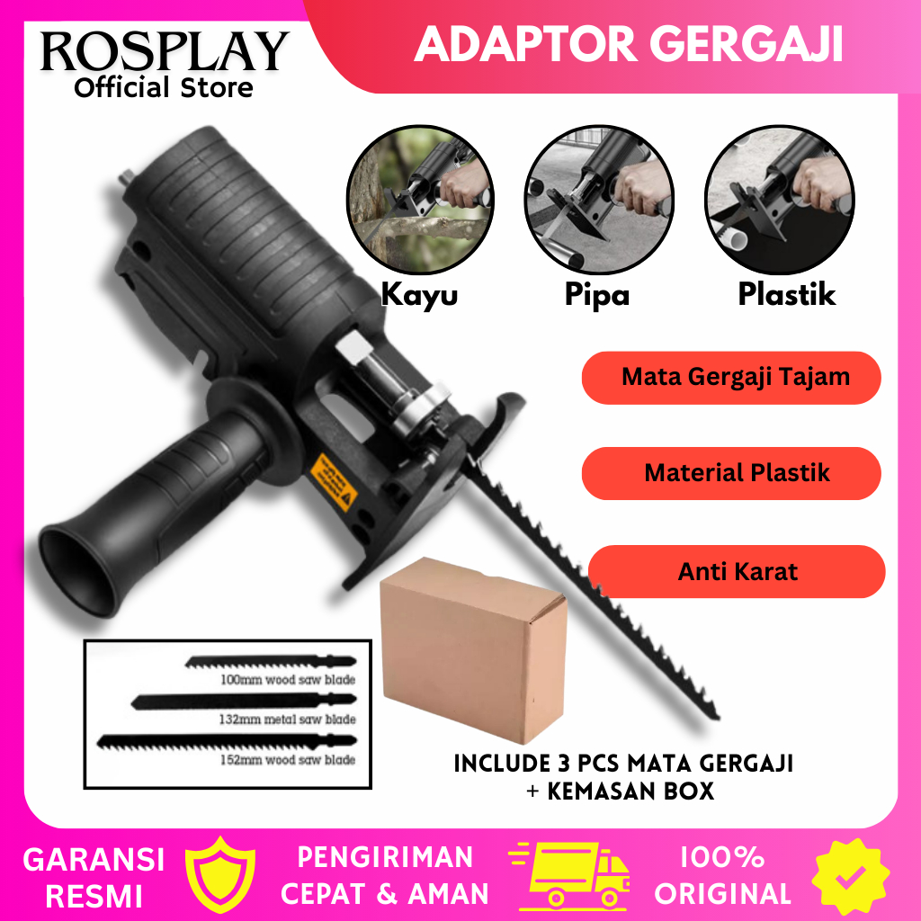 Jual Adapter reciprocating Jigsaw konektor electric drill jigsaw ...