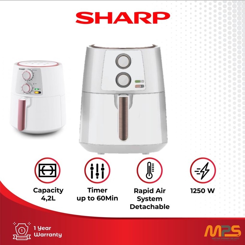 Jual Air Fryer Sharp KF-ML42BK - 4,2 Liter - Garansi Resmi Sharp | Shopee Indonesia