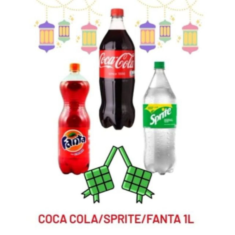 Jual Fanta,Cocacola,sprite uk 1lt (12botol) | Shopee Indonesia