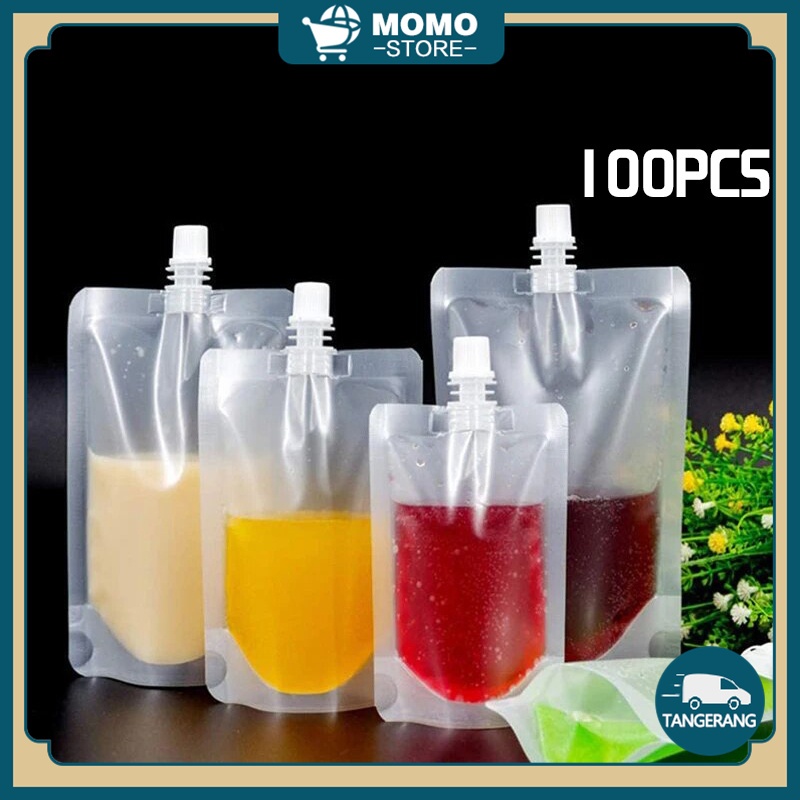 Jual 100 Buah Standing Pouch Minuman 100ml/250ml/500ml Standing Pouch ...