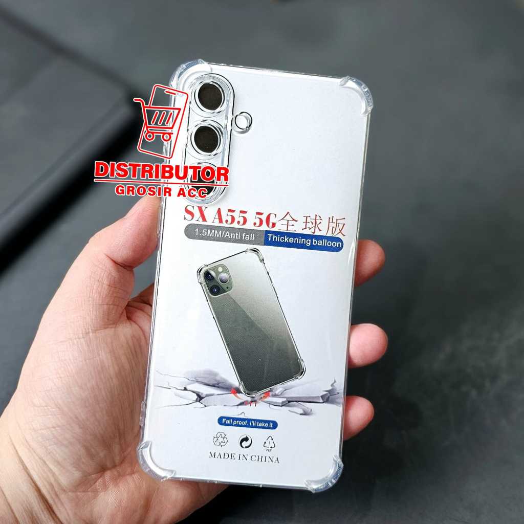 Jual Infinix Smart 5 Case Airbag Anti Crack Tebal Softcase Bening