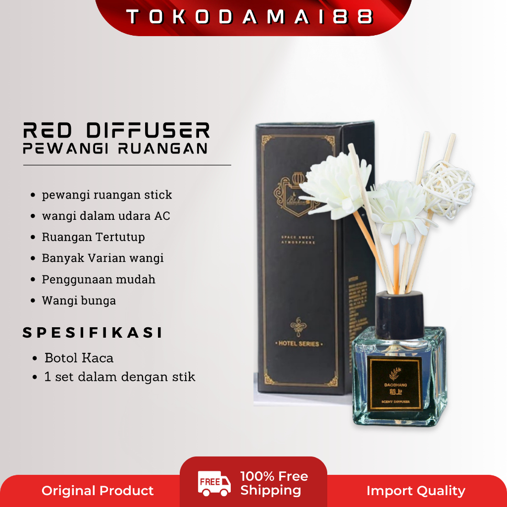 Jual Pengharum Pewangi Ruangan Reed Diffuser Aromaterapi Stick IMPORT ...