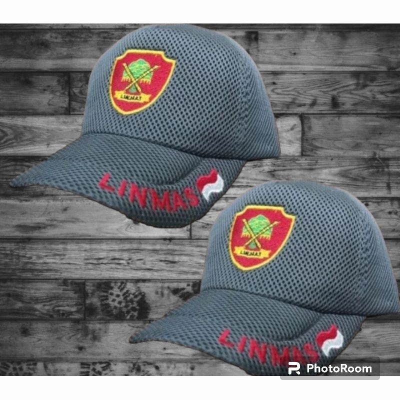 Jual TOPI LINMAS TERBARU abu abu | Shopee Indonesia