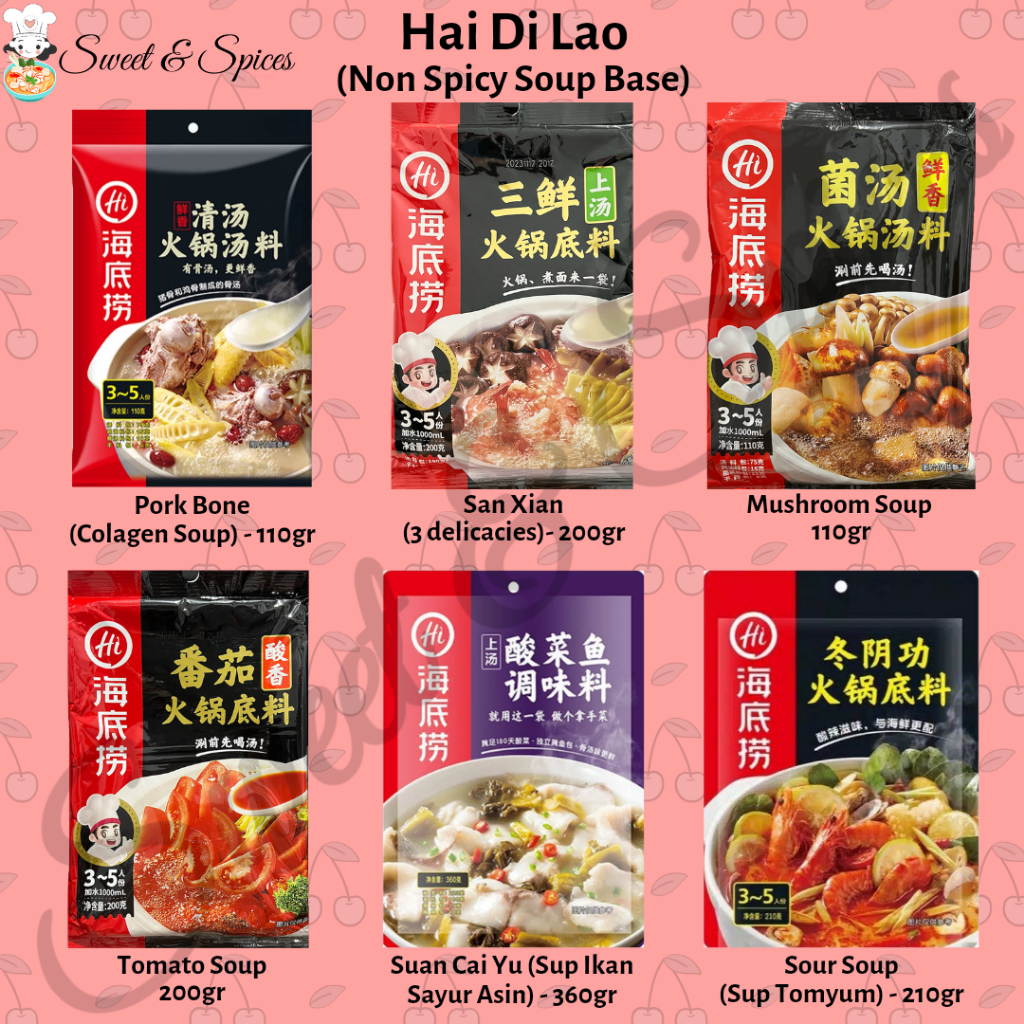 Jual Haidilao Bumbu Shabu Mala Hotpot Sup Hai Di Lao Soup Seasoning | Shopee Indonesia