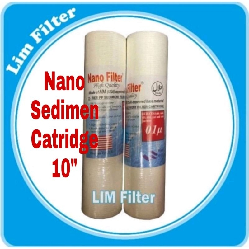 Jual NANO SEDIMEN CARTRIDGE FILTER AIR SPUN 10 INCH | Shopee Indonesia