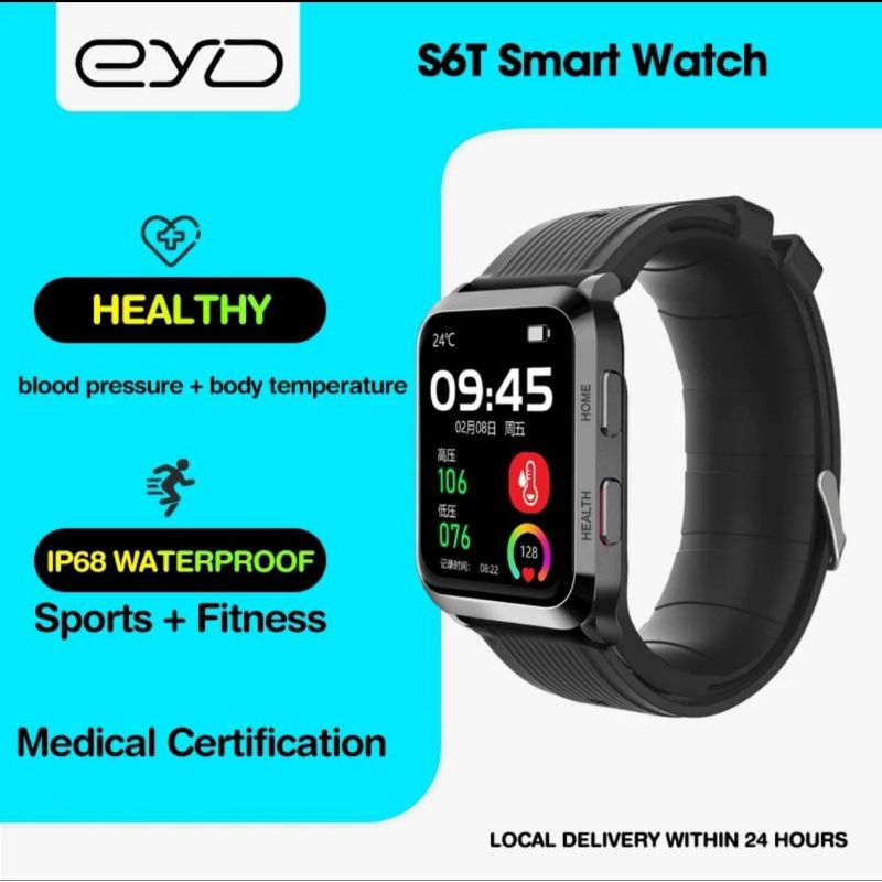 Jual EYD S6T Medical Grade Smartwatch | Shopee Indonesia