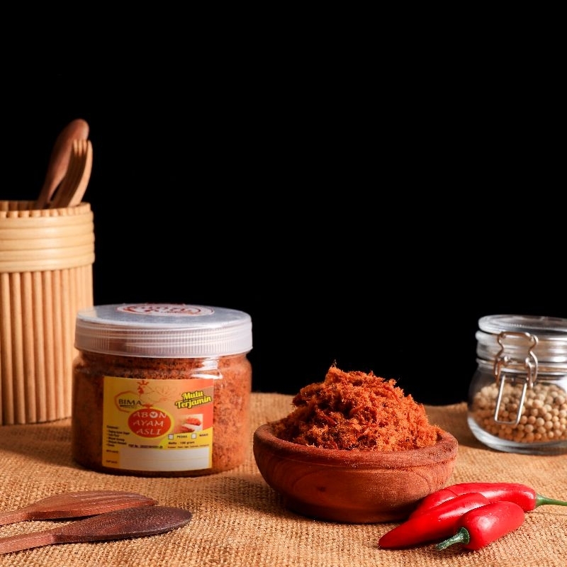 Jual BEST SELLER - ABON AYAM BIMA - RASA PEDAS - 100 GRAM | Shopee ...