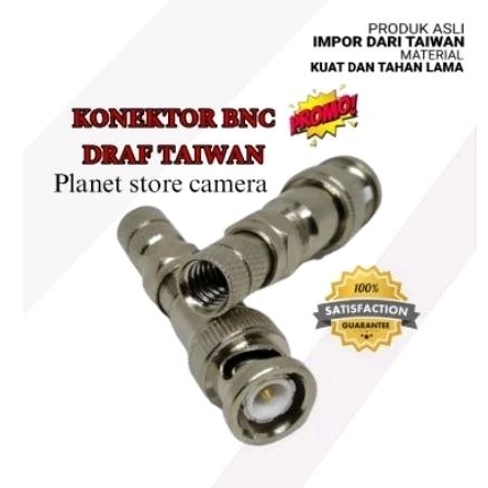 Jual Konektor BNC DRAT TAIWAN / Jack CCTV RG 59 / RG 6 | Shopee Indonesia