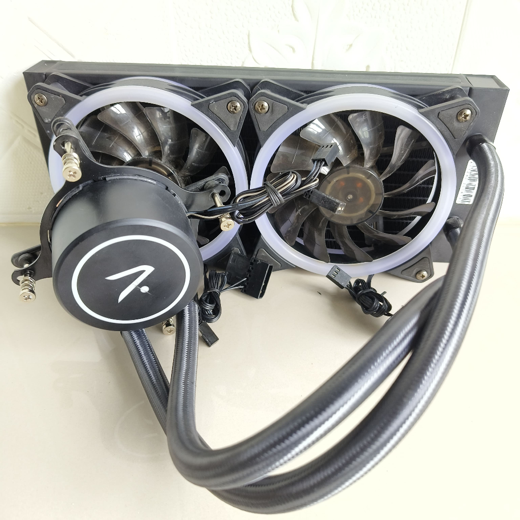 Jual WATER COOLING AFTERSHOCK LGA 115X LIQUID COOLER DUAL FAN | Shopee ...