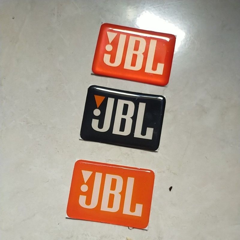 Jual JBL uk 5cm X 4cm VARIASI 3 WARNA , STICKER TIMBUL/EMBLEM GRILLBOX ...