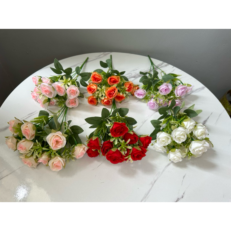 Jual BUNGA ARTIFICIAL MAWAR KUNCUP MINI BINTANG | Shopee Indonesia