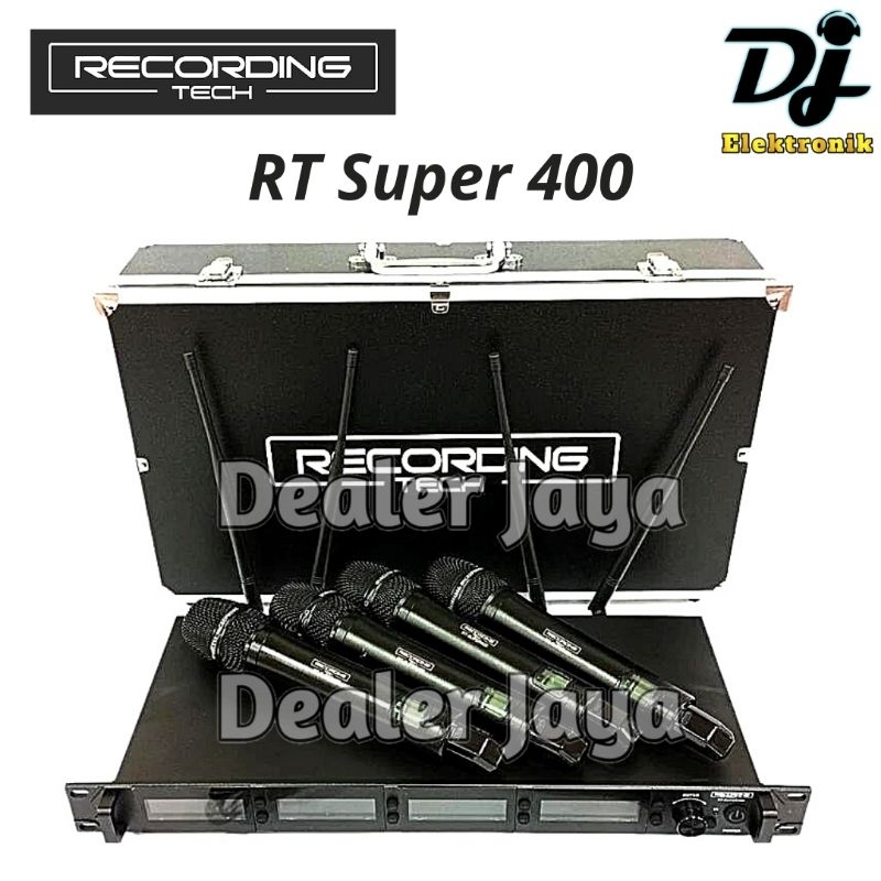 Jual RECORDING TECH RT SUPER 400 / RT SUPER400 - 4 Mic Hand Wireless RT ...