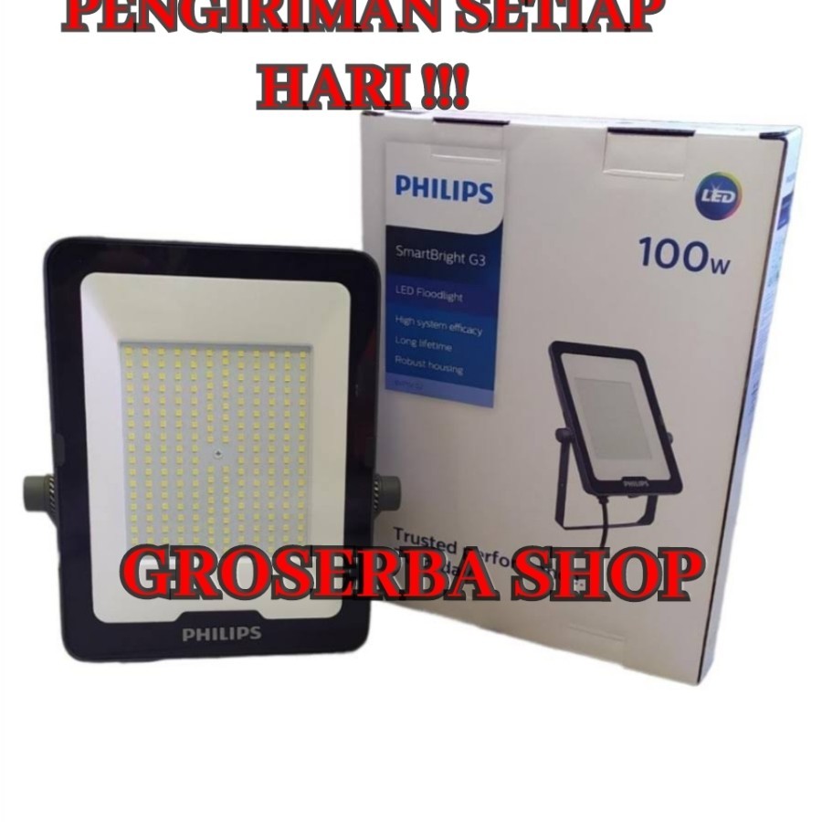 Jual LAMPU SOROT PHILIPS BVP151 100 WATT 6500K COOL WHITE - BVP 151 100W | Shopee Indonesia