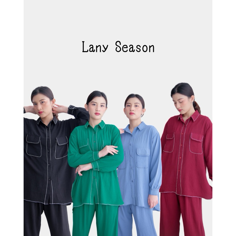 Jual CFR LANY - BEST SELLER ONE SET- Daily SET - POLO CRINKLE MATERIAL ...
