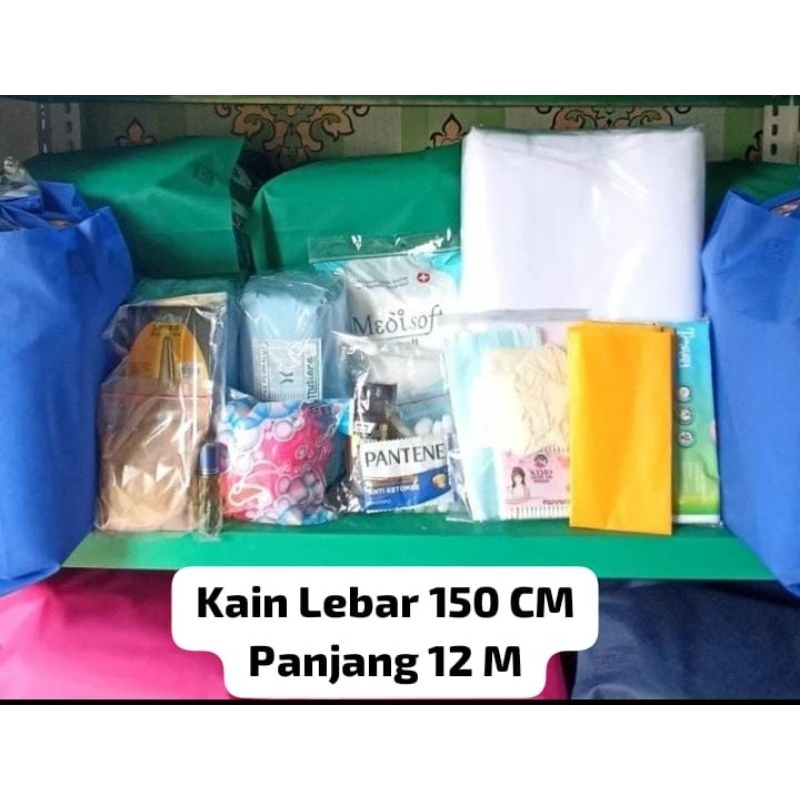 Jual Set Perlangkapan Jenazah Perumpuan kain panjang dan lebar | Shopee ...