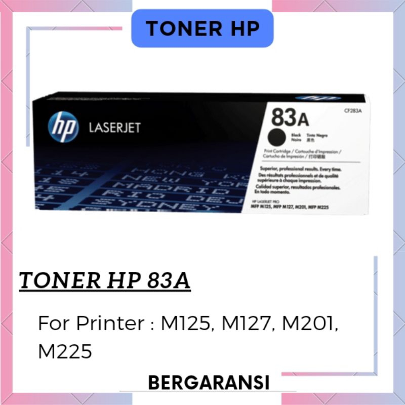 Jual Toner HP 83A Original Black (CF283A) | Shopee Indonesia