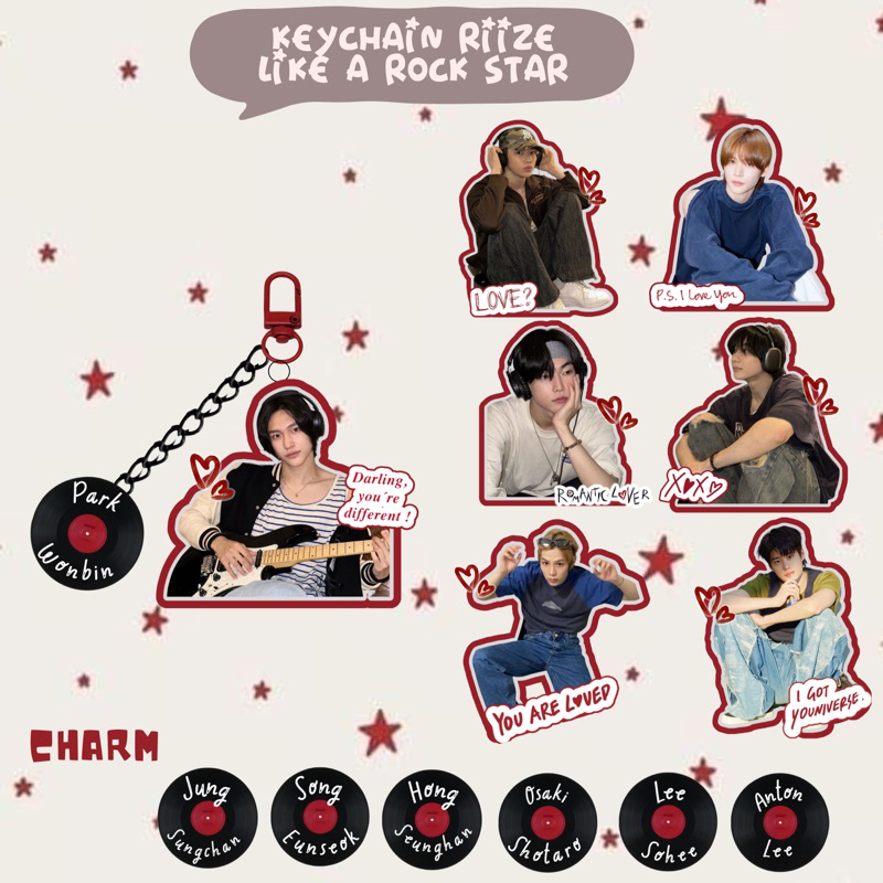 Jual Keychain Riize Like a rock star | Shopee Indonesia