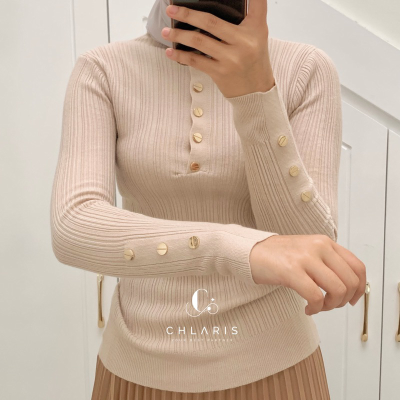 Jual Butikchlaris - Janeeta Inner Rajut Import Wanita Korean Style ...