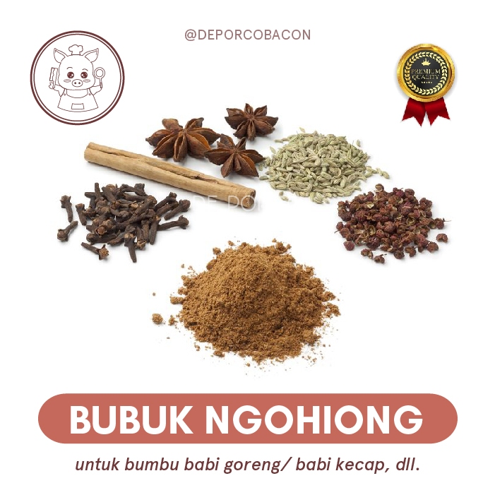 Jual DEPORCO Bubuk Ngohiong (20gr) Gohyong Goyong Ngo Hiong / Chinese ...