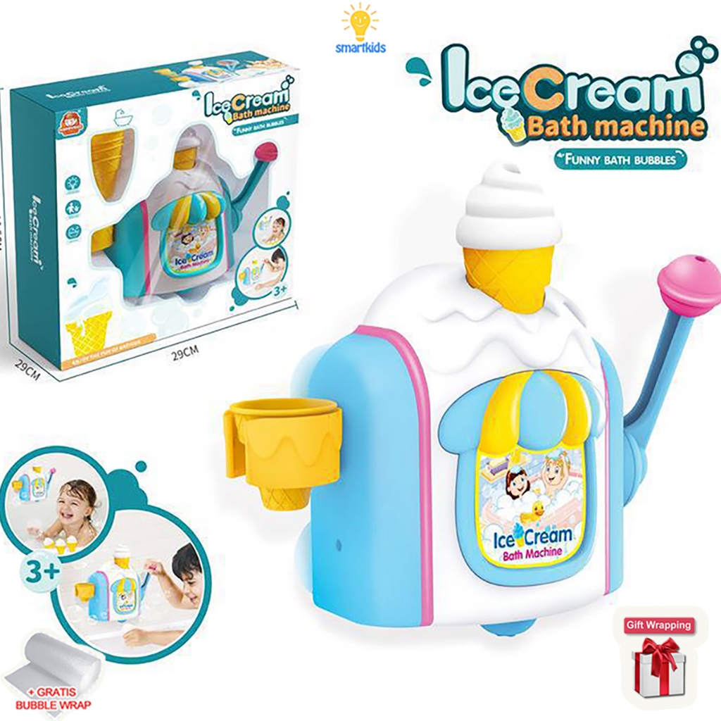 Jual Mainan Mandi Air Anak Ice Cream Foam Bubble Bath Machine Toys / Es ...