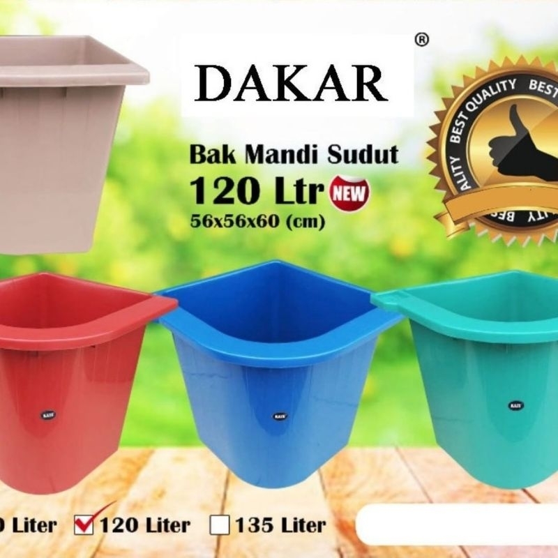 Jual Bak Air Premium Kamar Mandi Sudut Fiber 9" (Dakar) | Shopee Indonesia