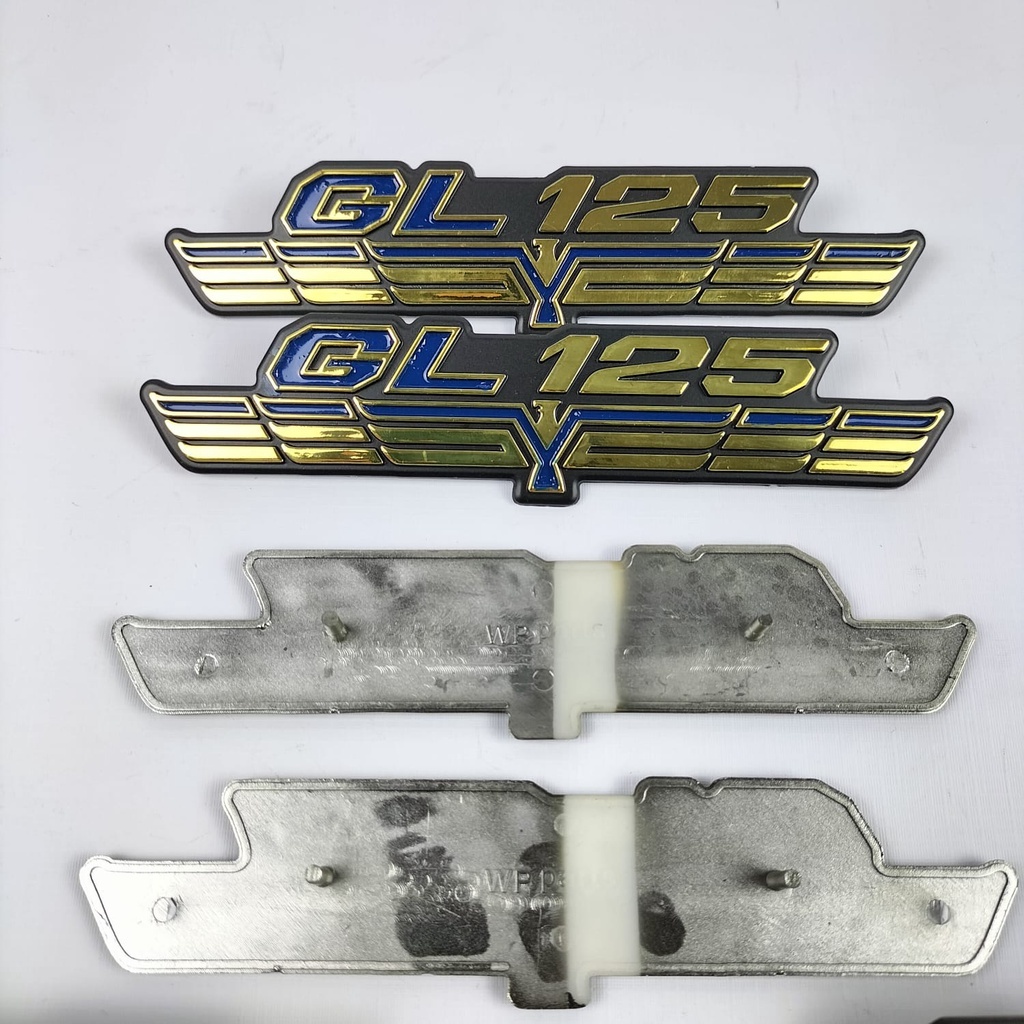 Jual Emblem Logo Tangki GL 100 125 Logo Honda GL125 Emblem Tepong Box ...