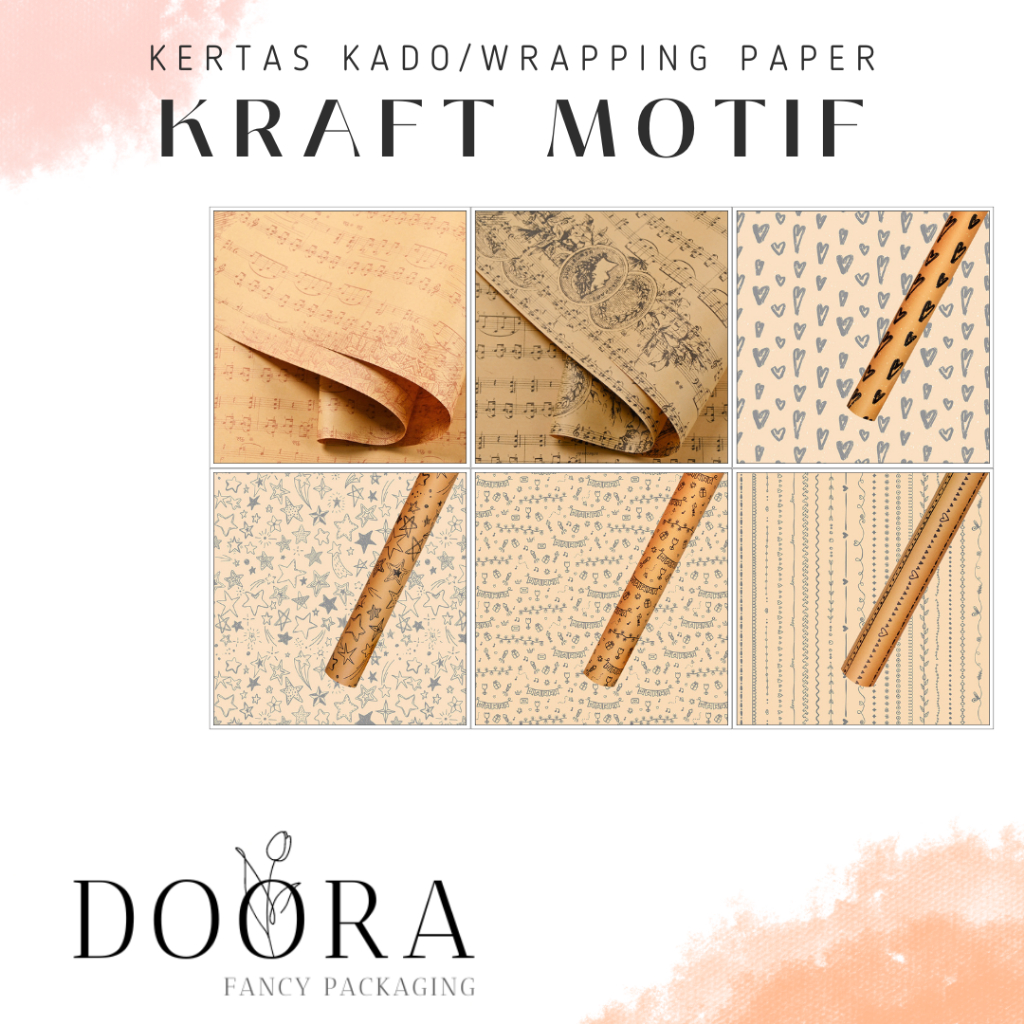 Jual Kertas Kraft Wrapping Paper Vintage Map / Music Sheet | Shopee ...