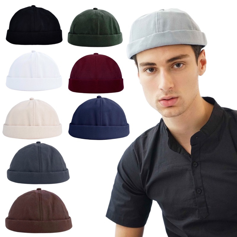 Jual Topi Peci Miki Hat Topi Miki Peci Polos Miki Topi Hijrah Dewasa ...