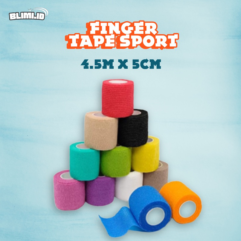 Jual 5CM x 4,5M Wristape / Fingertape / perban elastis/perban ...