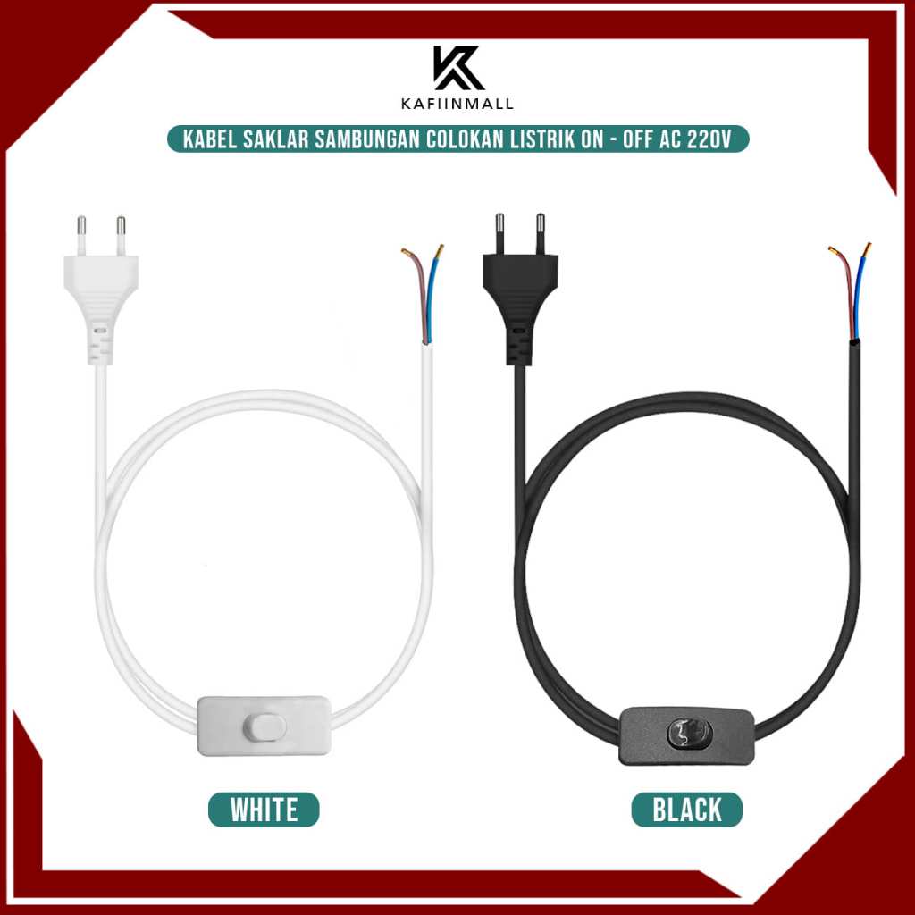 Jual KABEL SAKLAR ON-OFF / KABEL AC 220V / KABEL BUNTUNG / KABEL ...