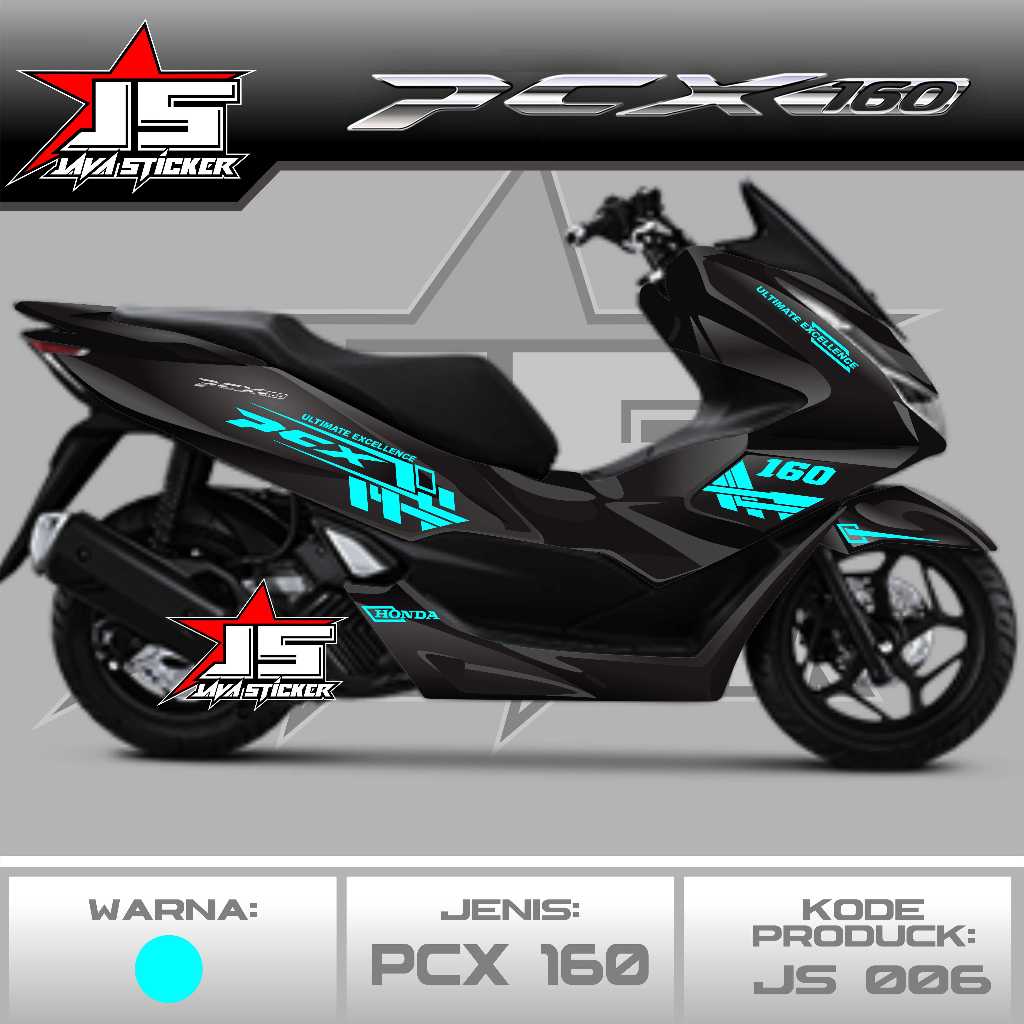 Jual Cutting Sticker PCX - Aksesoris Motor Stiker Honda PCX 160 cc ...