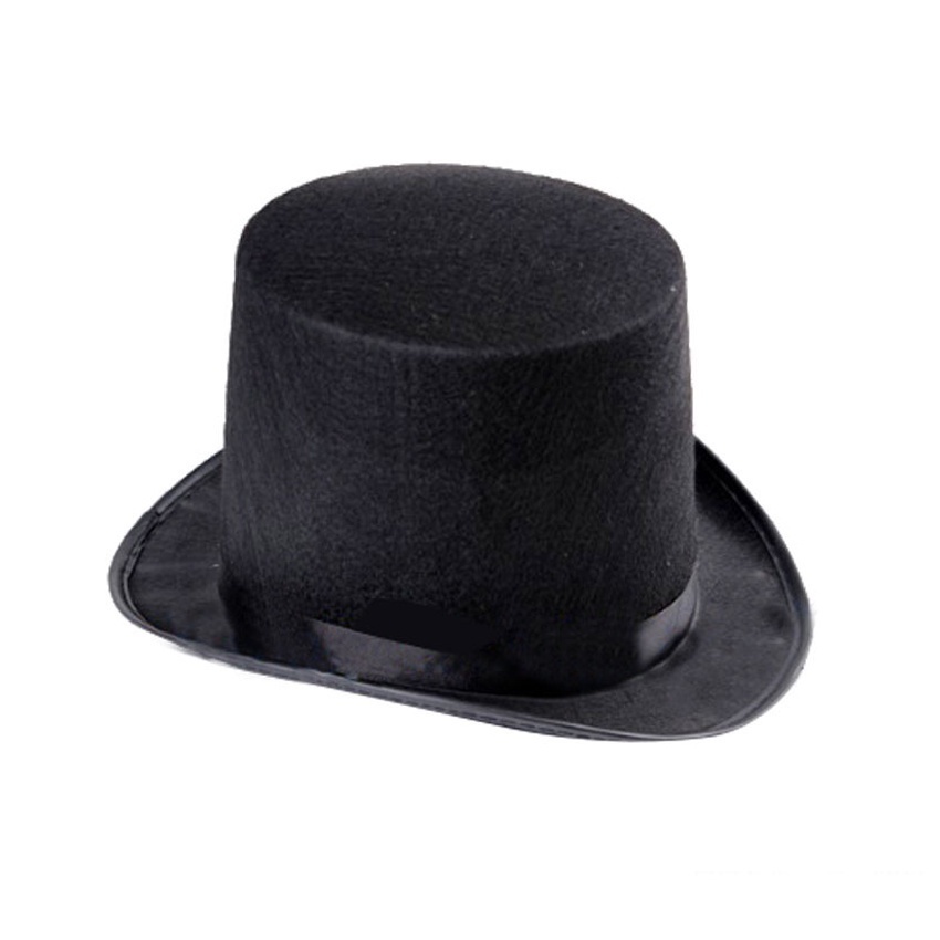 Jual Kualitas Tinggi Topi Sulap Hitam/Topi Sulap/Top Hat/Magician Hat ...