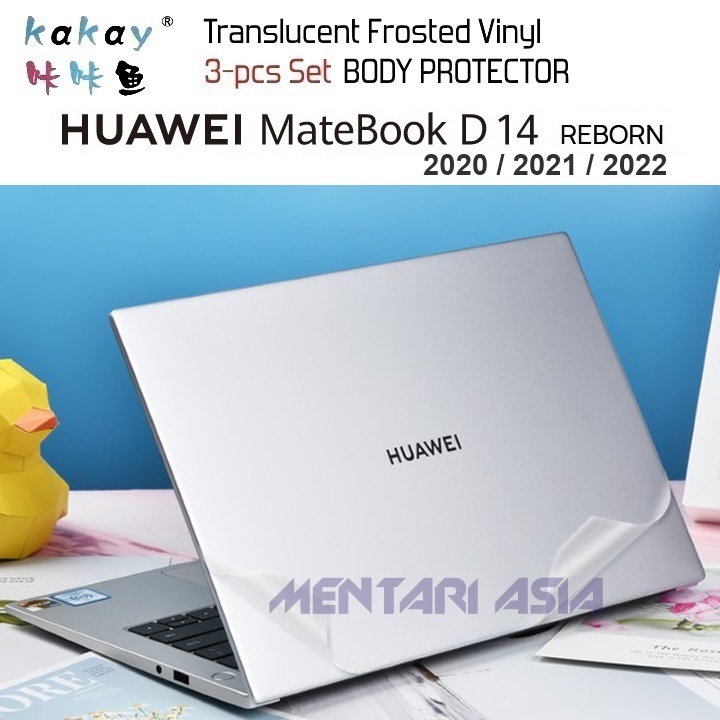 Jual Body Protector HUAWEI MateBook D14 2020 2021 2022 - KAKAY MATTE ...