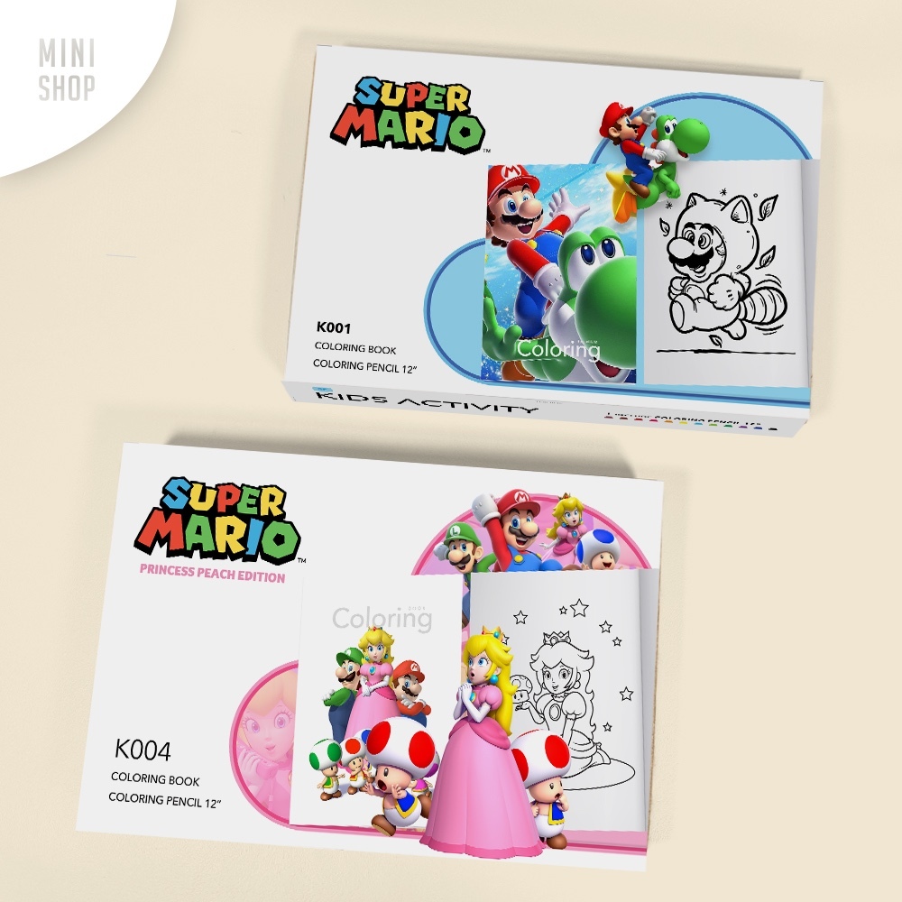Jual K001 Mario Princess Peach - Souvenir Ulang Tahun Mainan Anak Buku ...