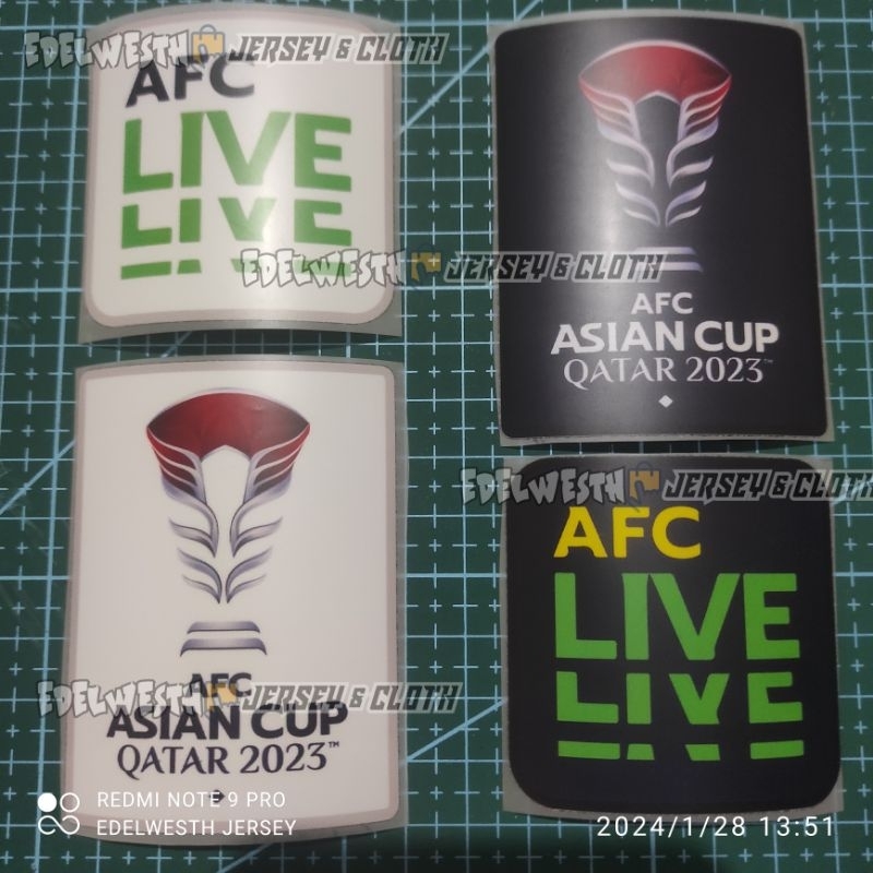 Jual PATCH/BADGE/EMBLEM AFC ASIAN CUP QATAR 2023 | Shopee Indonesia